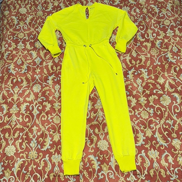 INC International Concepts | Pants & Jumpsuits | Bright Yellow Jumpsuit ...